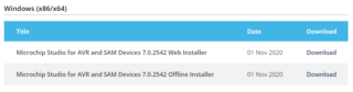 Microchip Studio for AVR® and SAM Devicesをインストール | jh4vaj