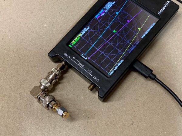 BNC L型コネクタをNanoVNAで測ってみた | jh4vaj