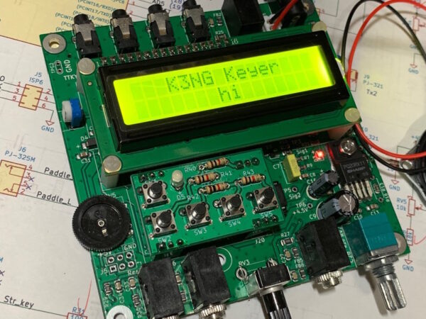 TTKY01 – ディスプレイ付きエレキー（K3NG CW Keyer） | jh4vaj