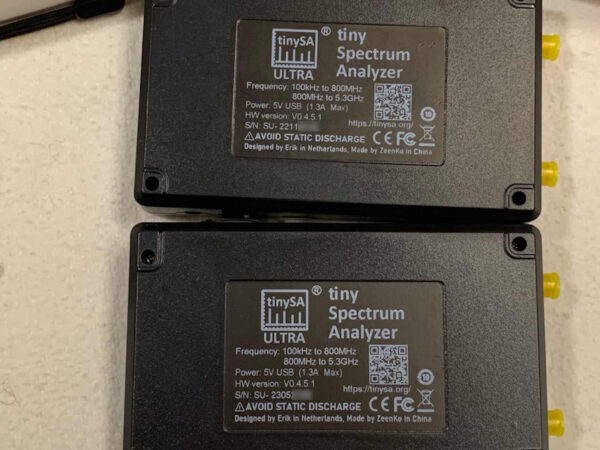 tinySA ULTRAを試す | jh4vaj