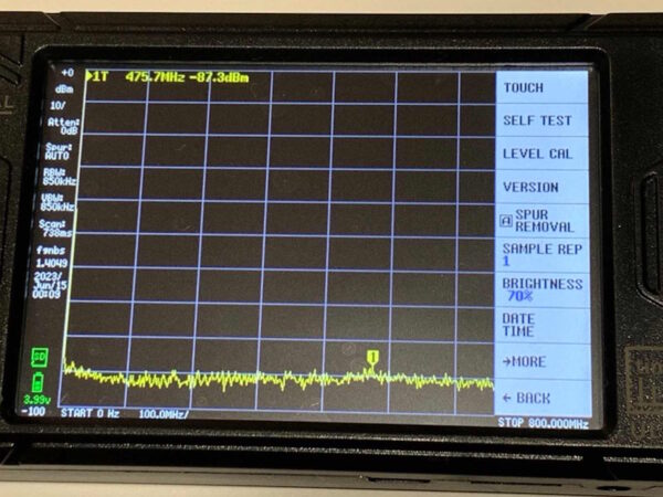 tinySA ULTRAを試す | jh4vaj