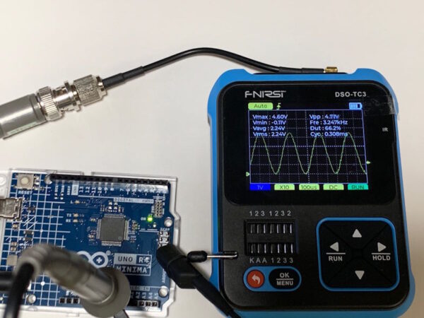 Arduino UNO R4 MinimaのDACを試す | jh4vaj