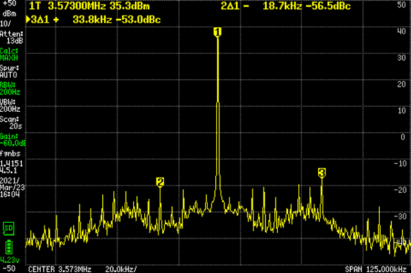 QMX（QRP HFトランシーバ）の特性チェック | jh4vaj