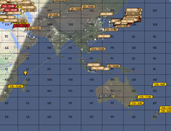 FT4GLとQSOできた | jh4vaj
